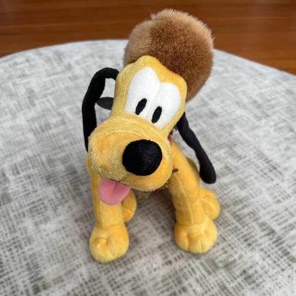 Disney | Toys | Disney Pluto Bean Bag Plush Disneyland 5th Anniversary ...